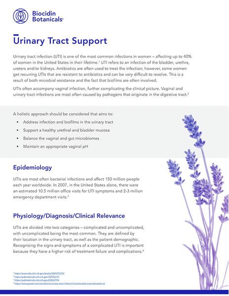 Urinary Tract Support – Biocidin Botanicals