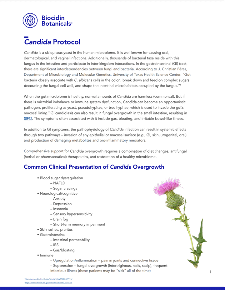 Candida Protocol – Biocidin Botanicals