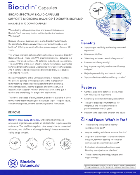 Biocidin® Capsules – Biocidin Botanicals