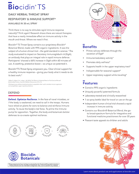 Biocidin®TS Throat Spray – Biocidin Botanicals