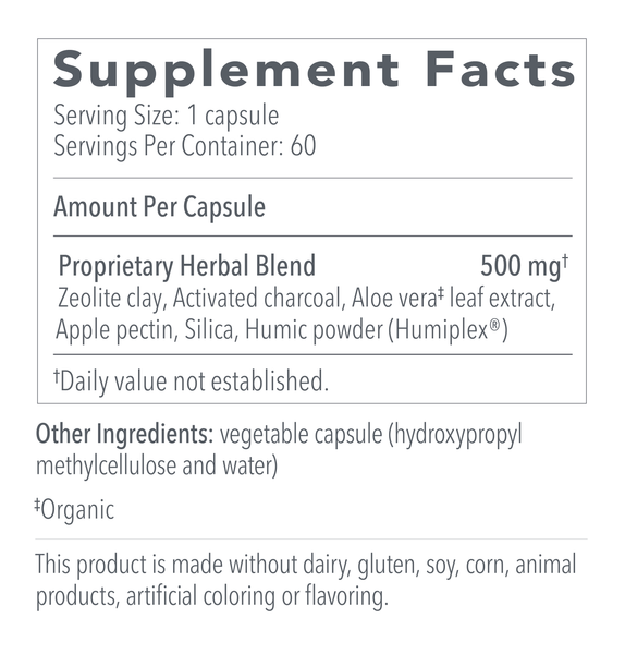 GI Detox+® - Zeolite, Charcoal & Herbal Formula – Biocidin Botanicals