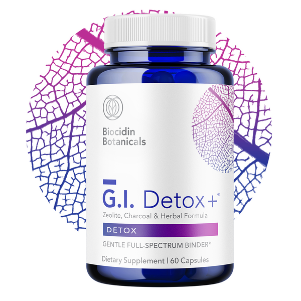 GI Detox+® - Zeolite, Charcoal & Herbal Formula – Biocidin Botanicals