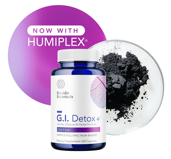 GI Detox+® - Zeolite, Charcoal & Herbal Formula – Biocidin Botanicals